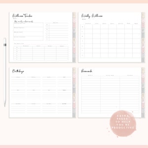 2021 2022 Digital Planner Dated Digital Planner Goodnotes - Etsy