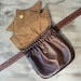 Maple Leaf Renaissance Faire Belt Pouch: Faux Leather Festival Bag, 8x8 ...