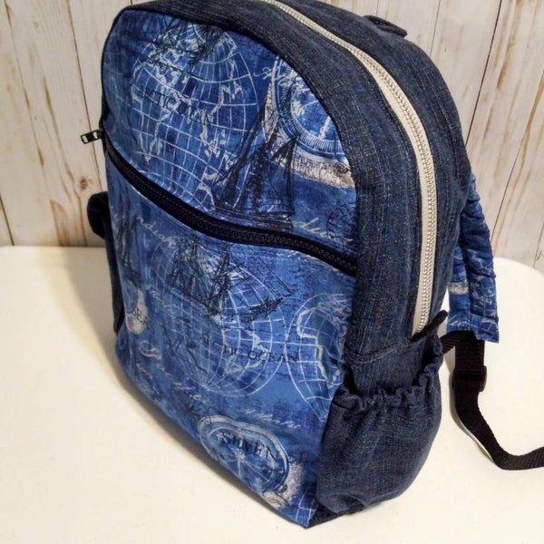 Map Backpack - Etsy