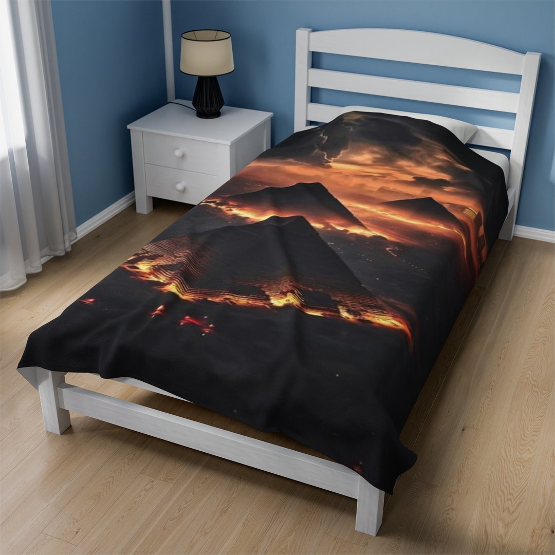 Blanket Pyramids Cover Giza Pyramids Couch Covers Egypt Giza - Etsy