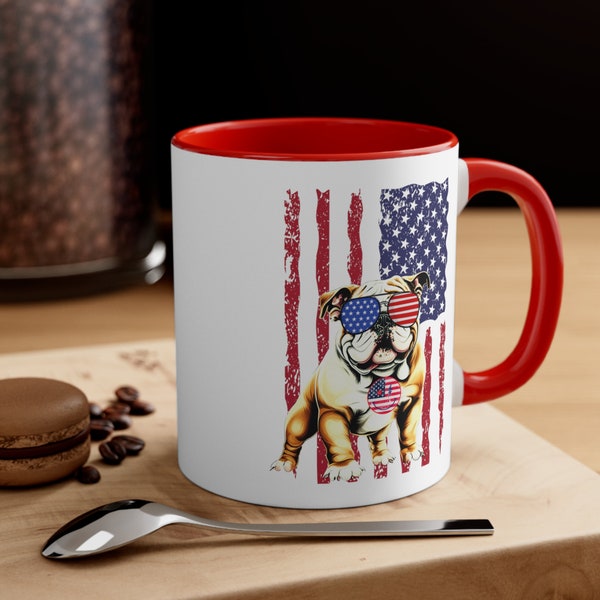Patriotic Bulldog - Etsy