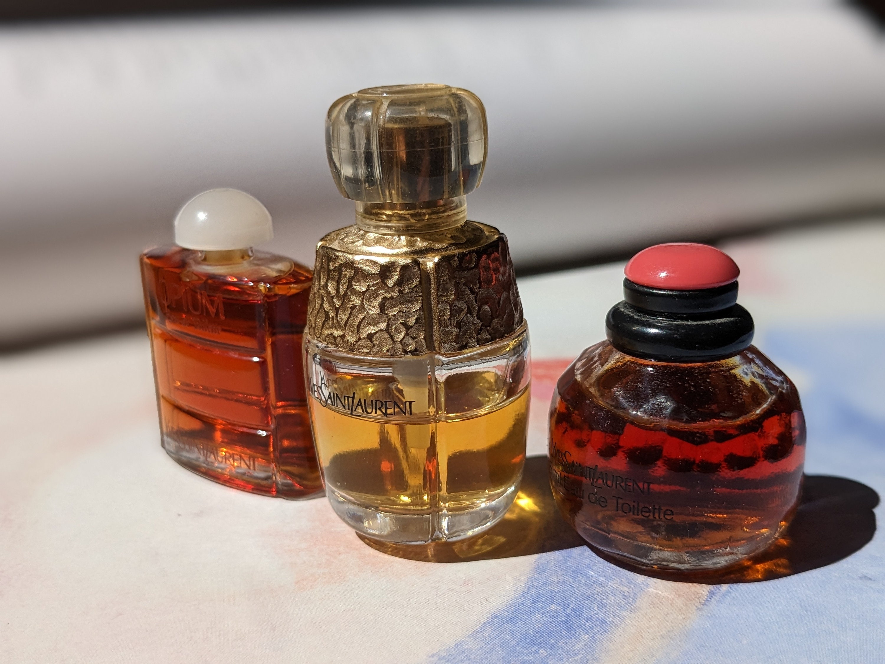YSL Lot Vintage Opium Yvresse Paris EDT Miniature - Etsy