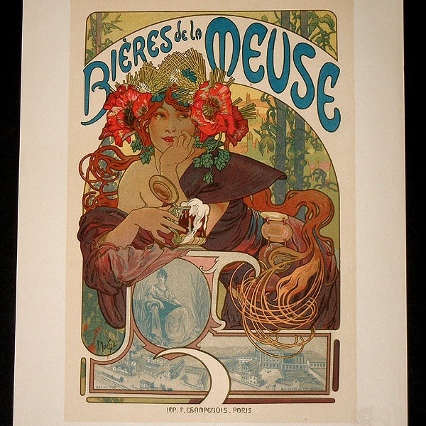 Mucha Poster - Etsy