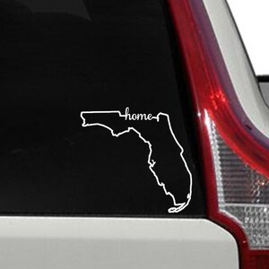 Florida Home Decal - Etsy