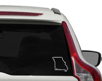 Missouri MO State Outline Vinyl Decal Sticker - Etsy