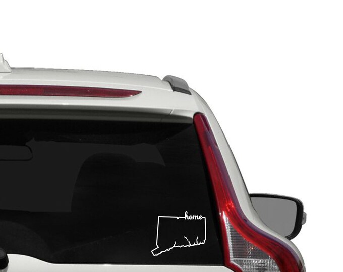 Connecticut CT State Outline Vinyl Decal Sticker - Etsy