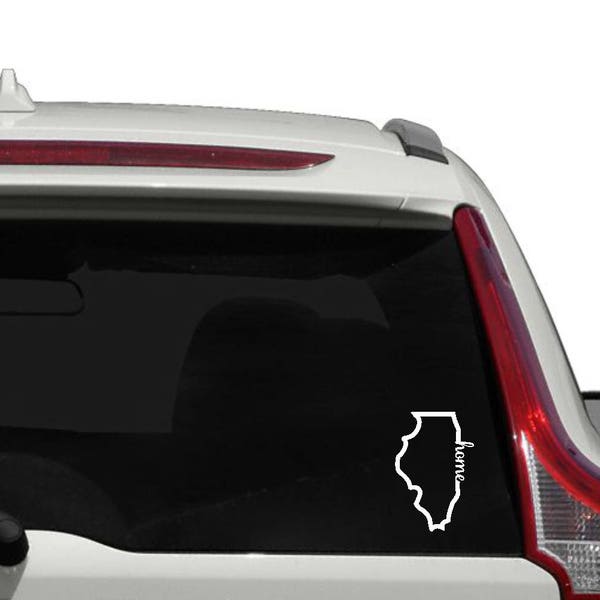 Illinois Car Decal - Etsy