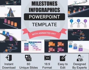 Creative Timeline Infographics Template for Powerpoint - Fully Editable ...