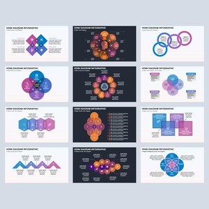 Creative Venn Diagrams Template for Powerpoint - Fully Editable ...