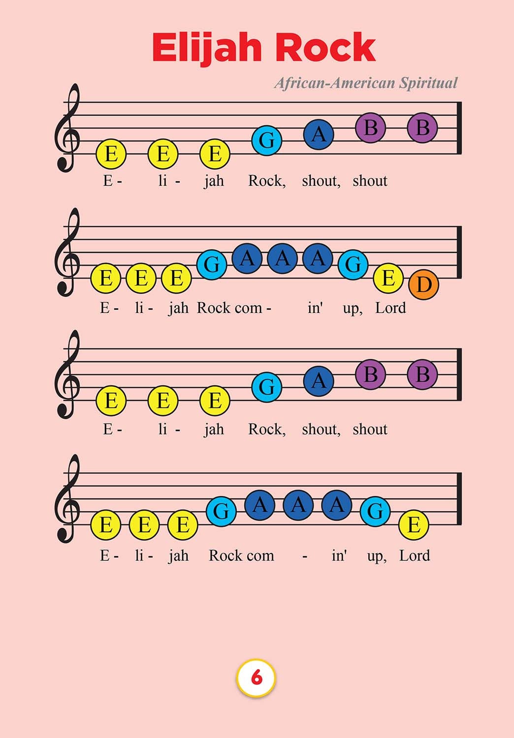 Super Easy Gospel Songbook for Beginners of All Ages: for Color Bell ...