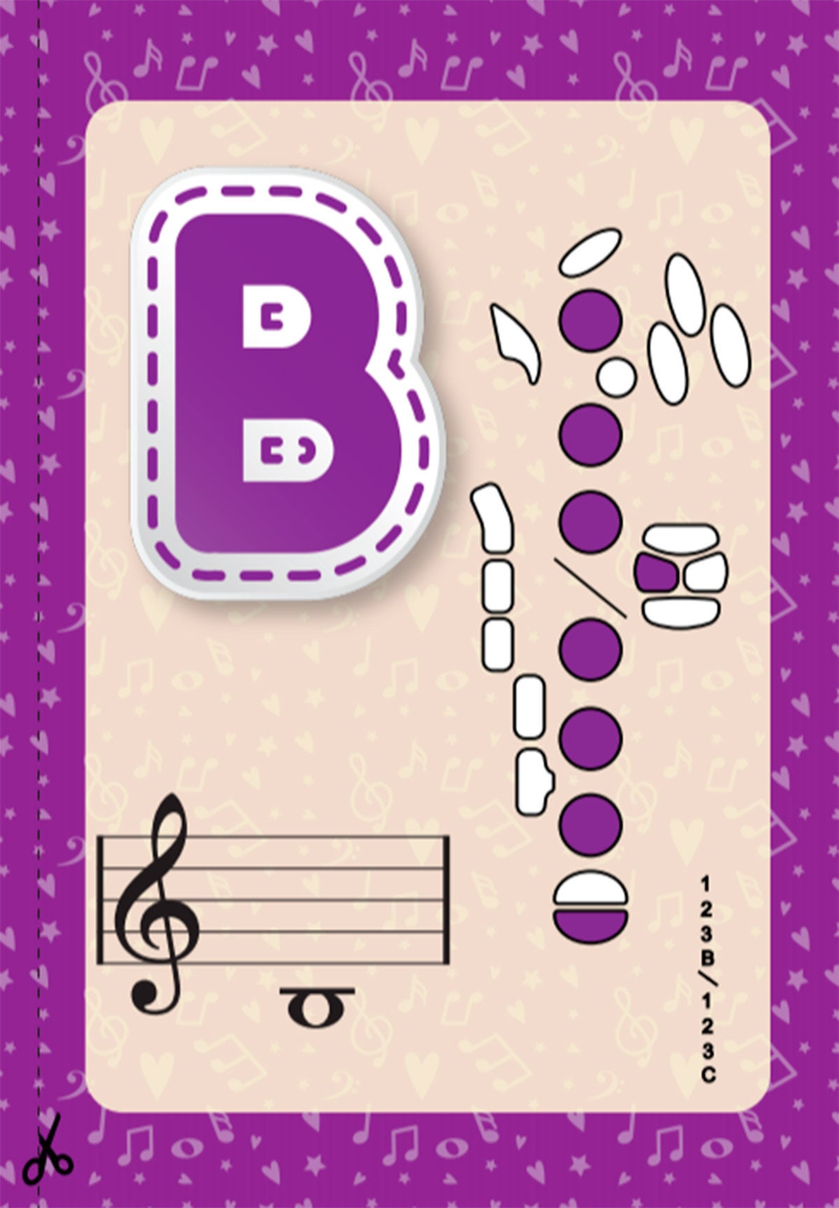 Basic Saxophone Fingering Chart: for Soprano, Alto, Tenor, Baritone ...