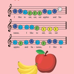 44 Color-coded Easy-to-play Songs for 8 Note Bell Set : Elementary ...