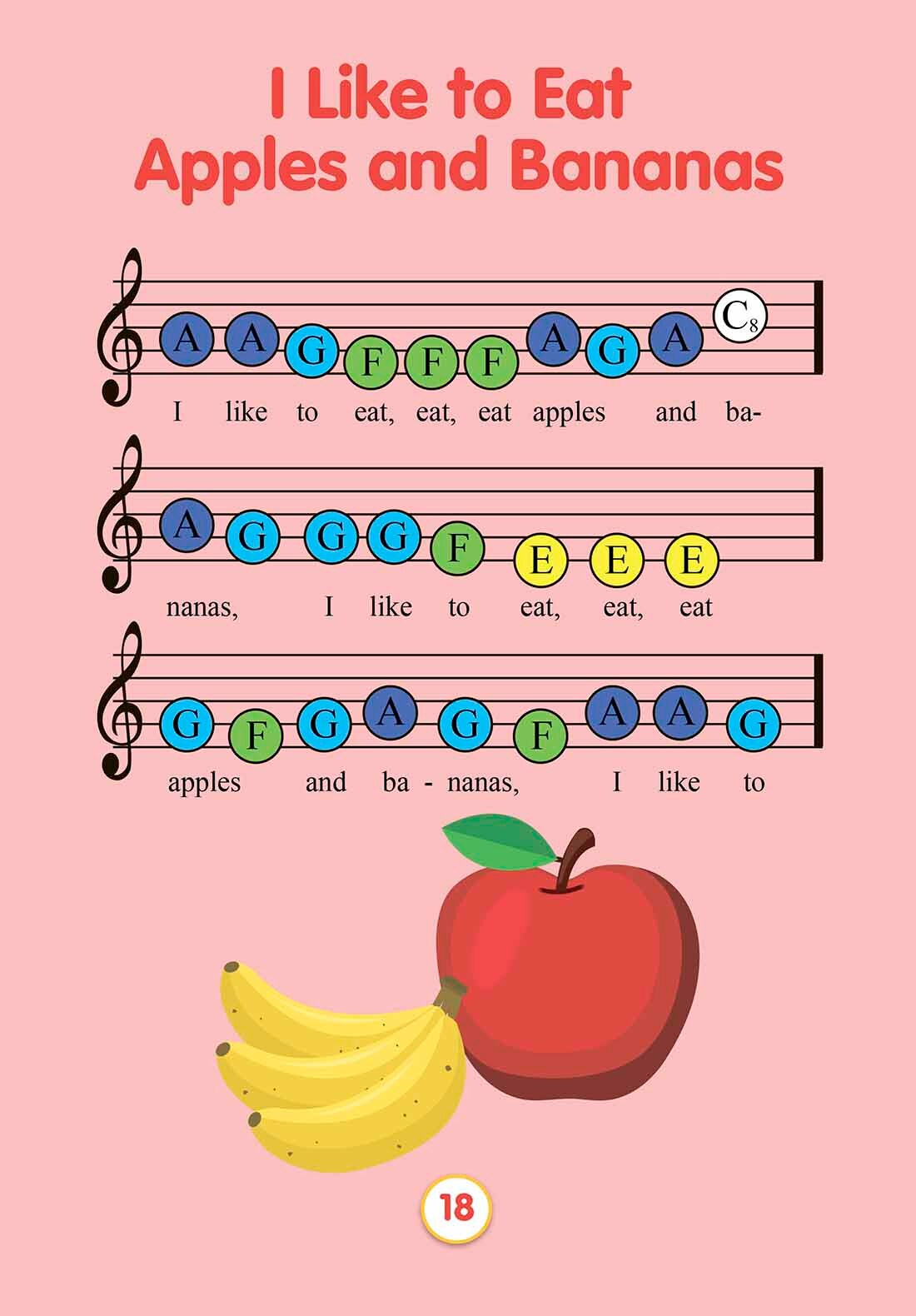 44 Color-coded Easy-to-play Songs for 8 Note Bell Set : Elementary ...
