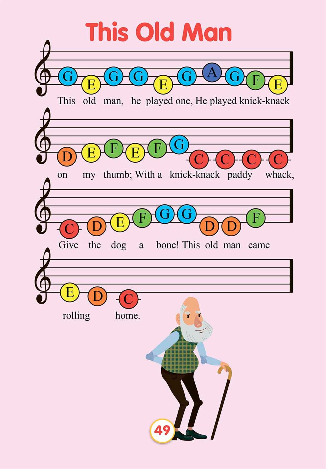 44 Color-coded Easy-to-play Songs for 8 Note Bell Set : Elementary ...