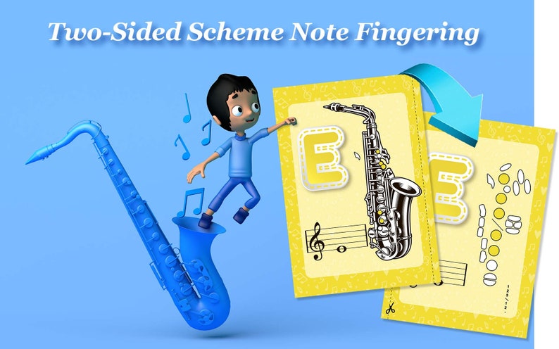 Basic Saxophone Fingering Chart: for Soprano Alto Tenor - Etsy