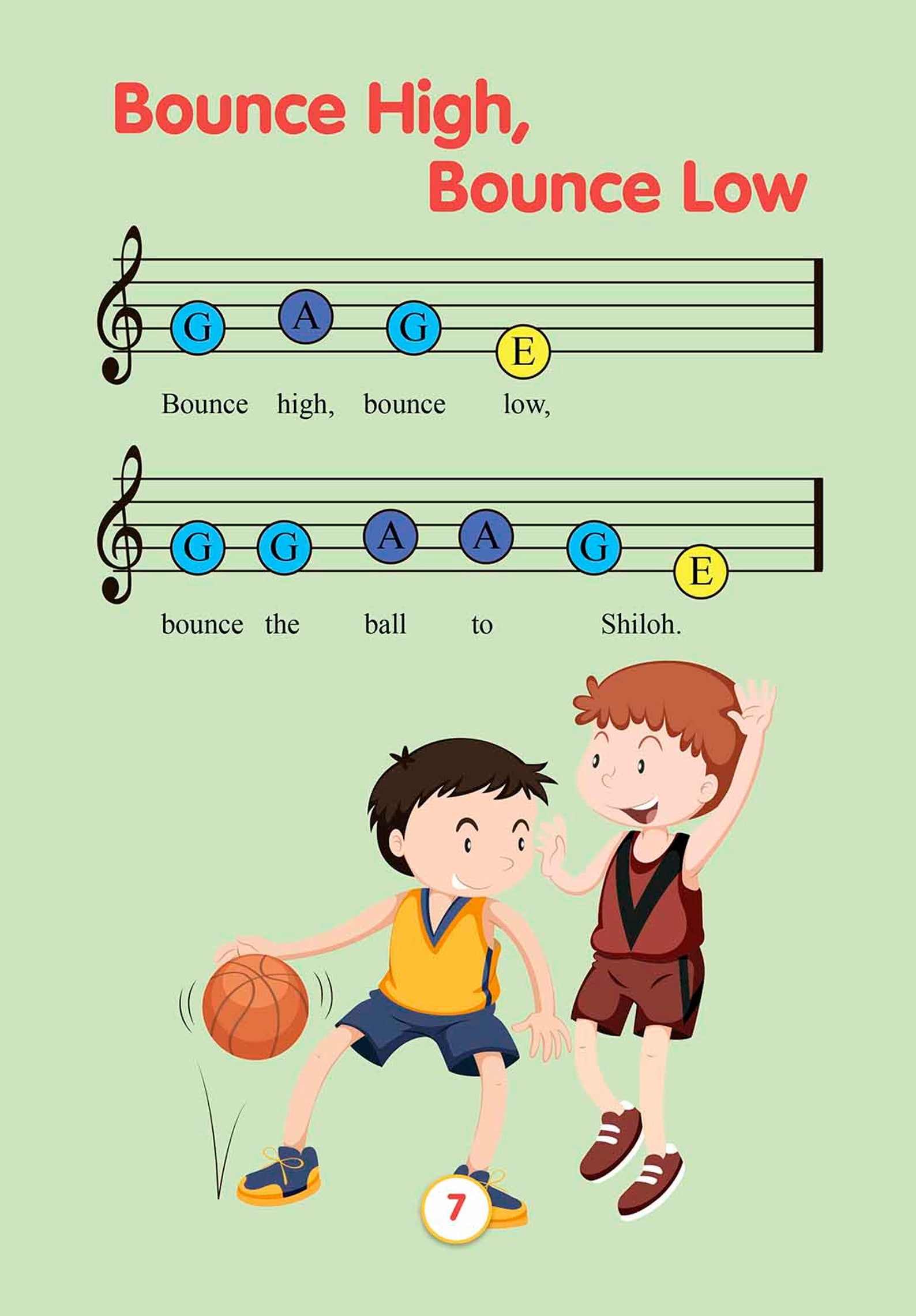 44 Color-coded Easy-to-play Songs for 8 Note Bell Set : Elementary ...