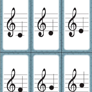5 Games for Studying Music: Do-re-mi Dominos, Bass Clef Dominos, Treble ...