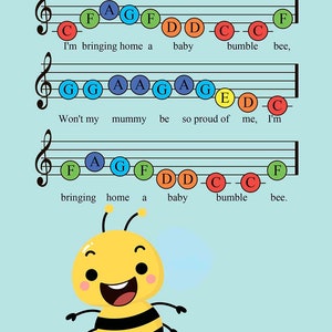 44 Color-coded Easy-to-play Songs for 8 Note Bell Set : Elementary ...