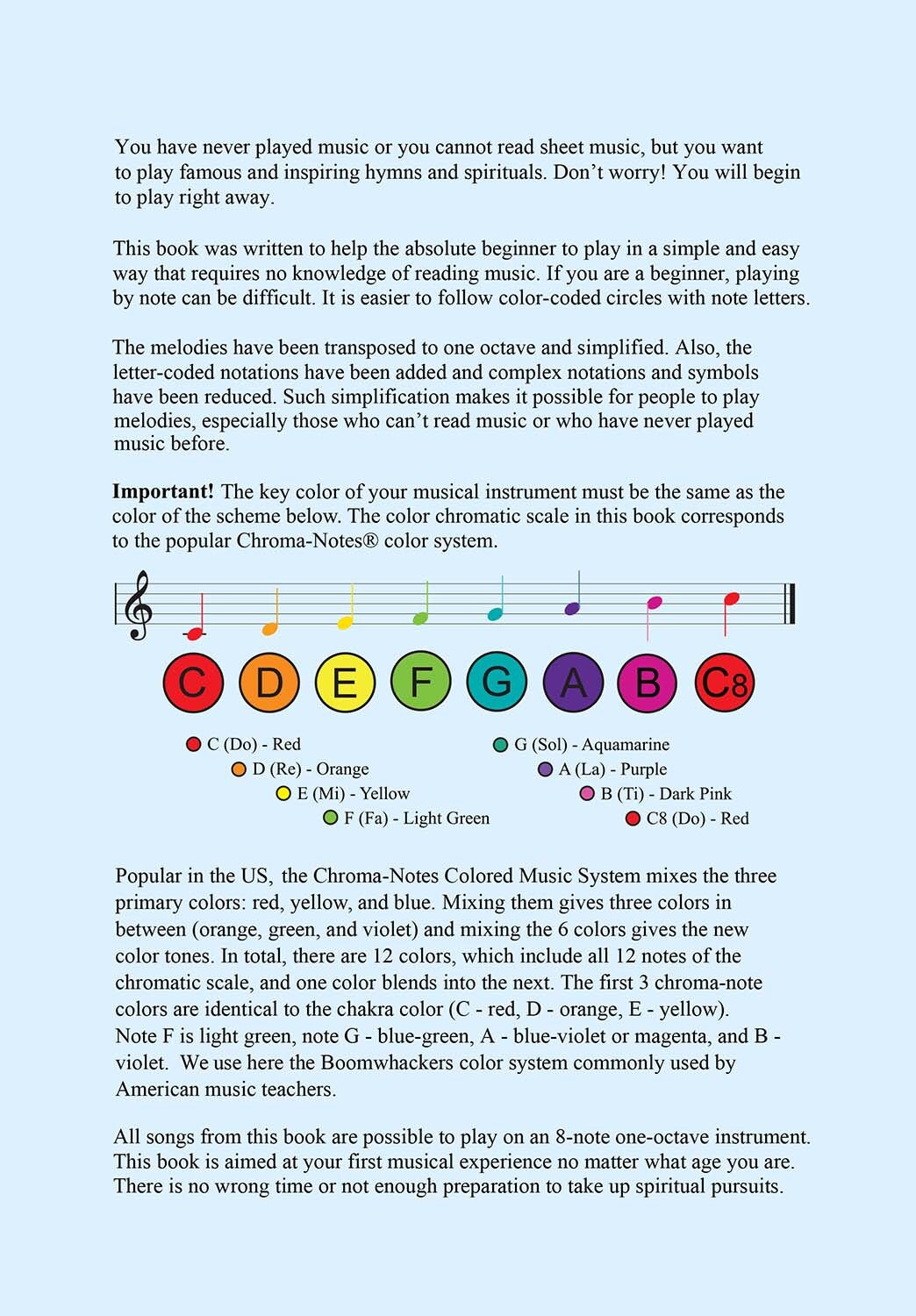 The Most Famous African-american Spirituals for Chromanote Musical ...