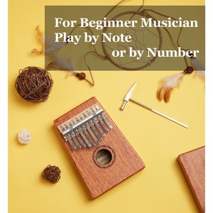 Play Kalimba by Letter - for Beginners: Kalimba Easy-to-play Sheet ...
