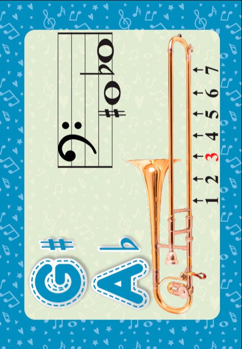 Trigger Trombone Position Chart