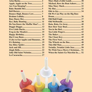 44 Color-coded Easy-to-play Songs for 8 Note Bell Set : Elementary ...