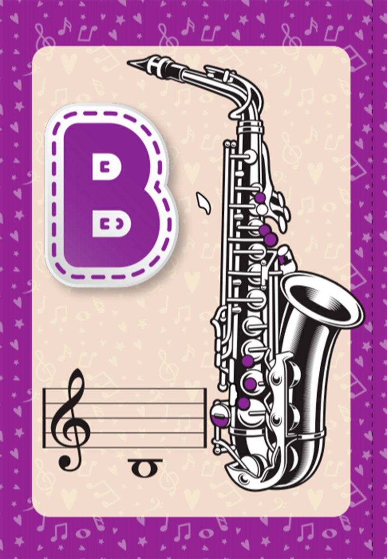 Basic Saxophone Fingering Chart: for Soprano, Alto, Tenor, Baritone ...