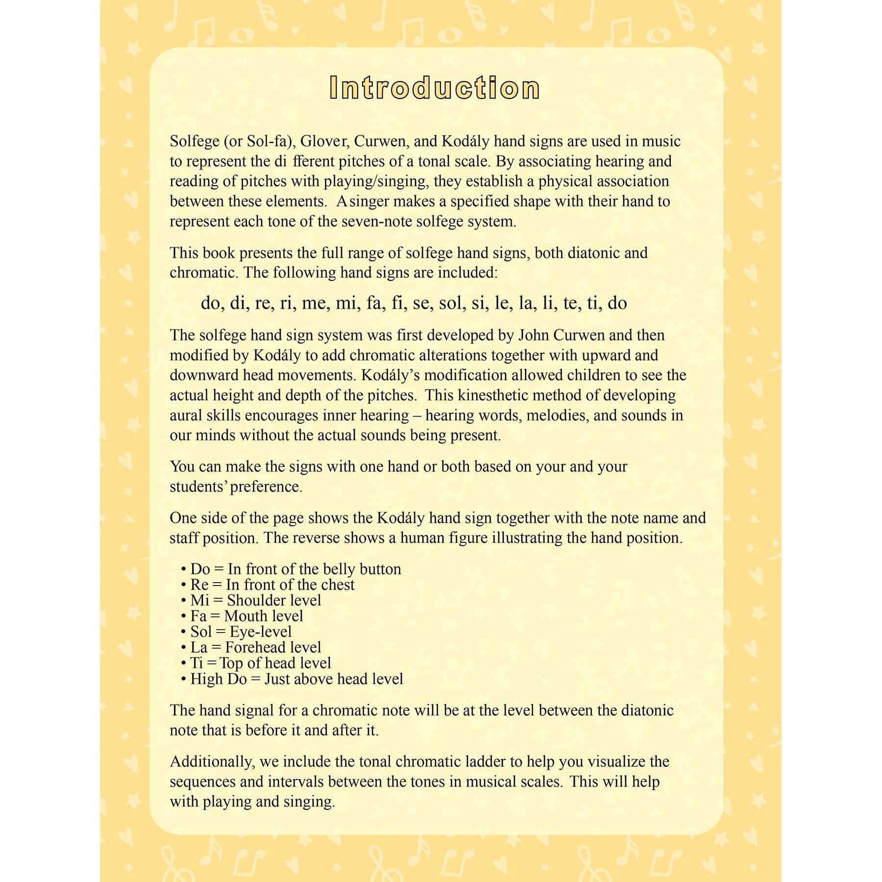 Chromatic Hand Signs: Glover, Curwen, Kodaly Solfege Chart [digital ...