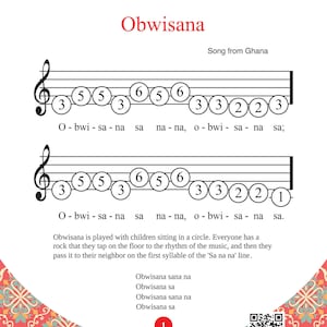 Numbered Sheet Music for 8-note Steel Drum With Simple Traditional ...