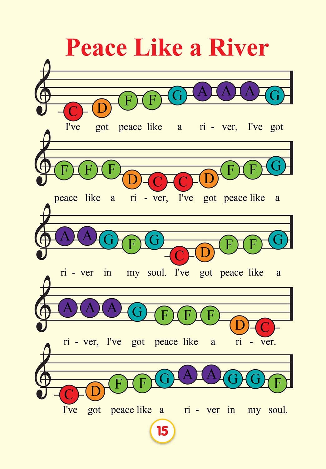 The Most Famous African-american Spirituals for Chromanote Musical ...