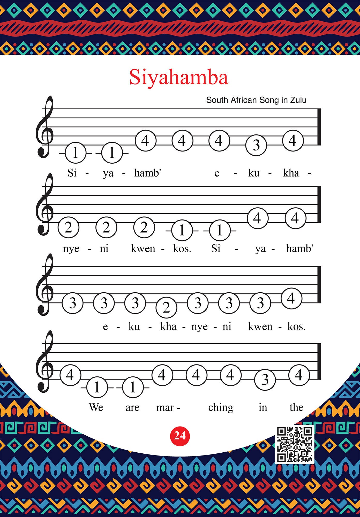 Numbered Sheet Music for 8-note Steel Drum With Simple Traditional ...