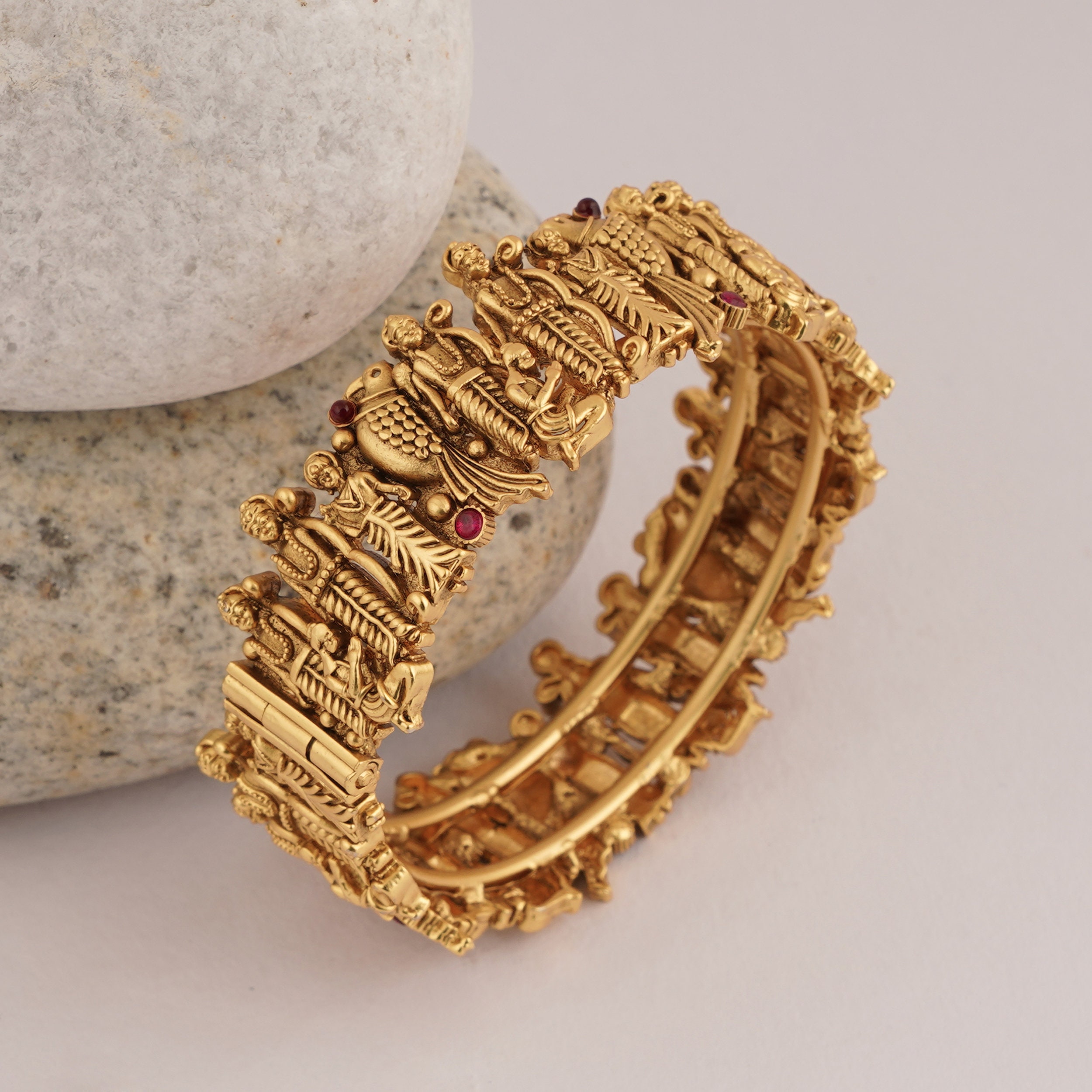 Indian Bangles Jewelry Hindu God Bangles Gold Openable - Etsy