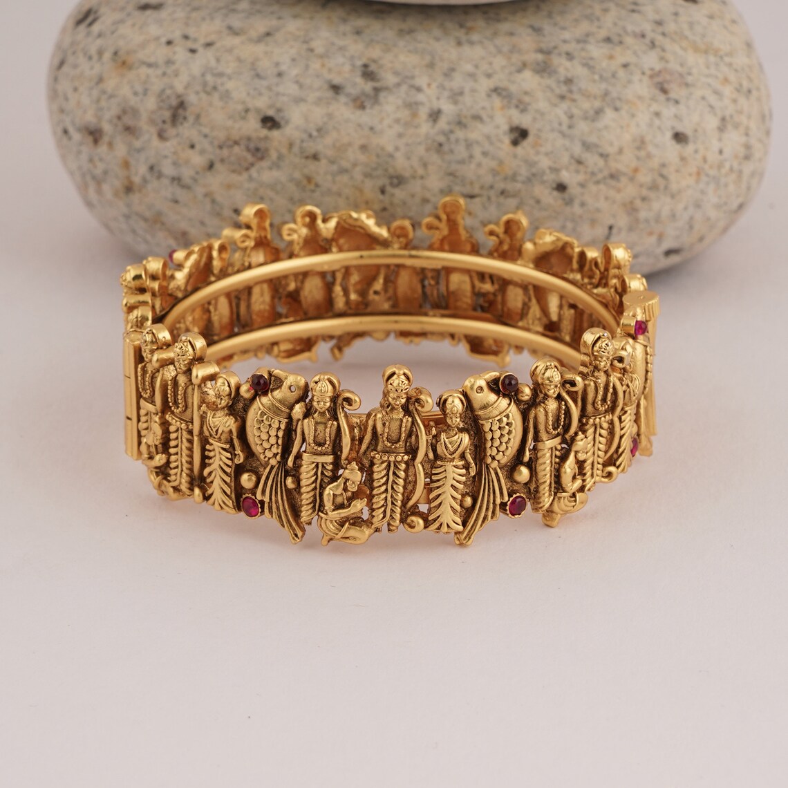 Indian Bangles Jewelry Hindu God Bangles Gold Openable - Etsy