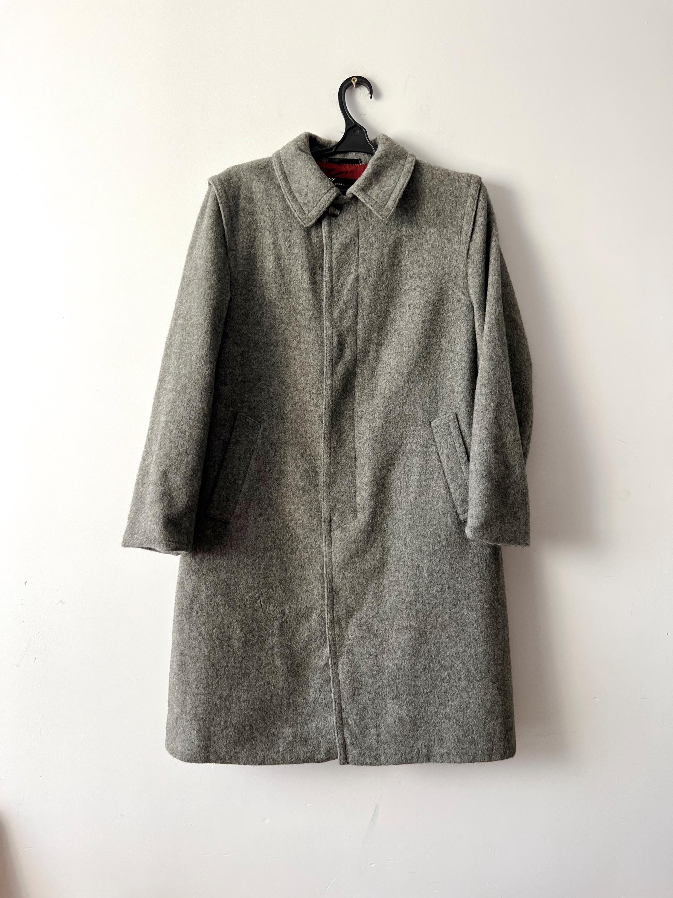 Vintage Oratop Winter Mens Trench Coat Grey Classic Gentleman's Coat ...