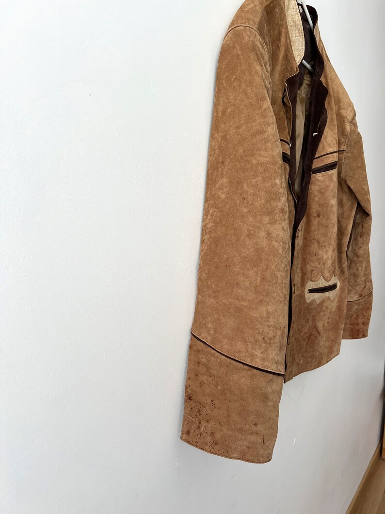 Vintage Bavarian Tyrolean Jacket Mens Loden Jacket Leather Dirndl ...