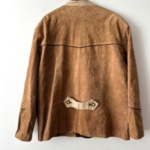 Vintage Bavarian Tyrolean Jacket Mens Loden Jacket Leather Dirndl ...