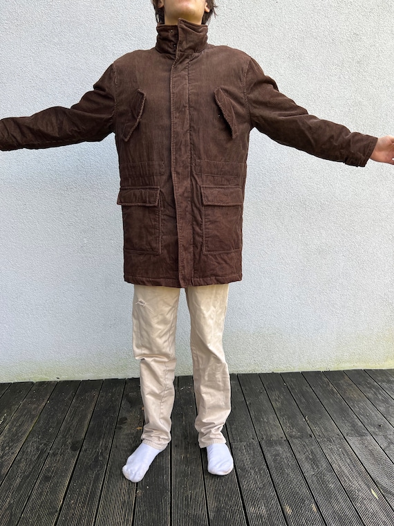 Vintage Mens Corduroy Parka Everyday warm corduroy ja… - Gem