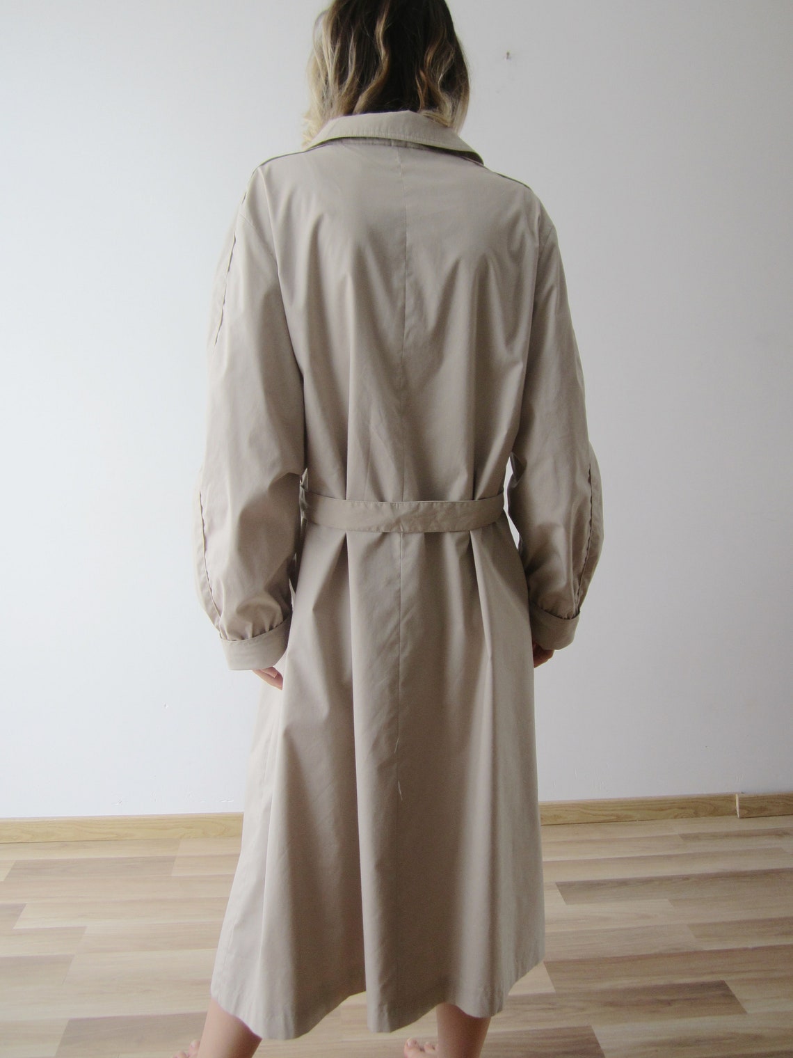 Vintage Women's Trench Coat Spring Autumn Romantic Overcoat Raincoat ...
