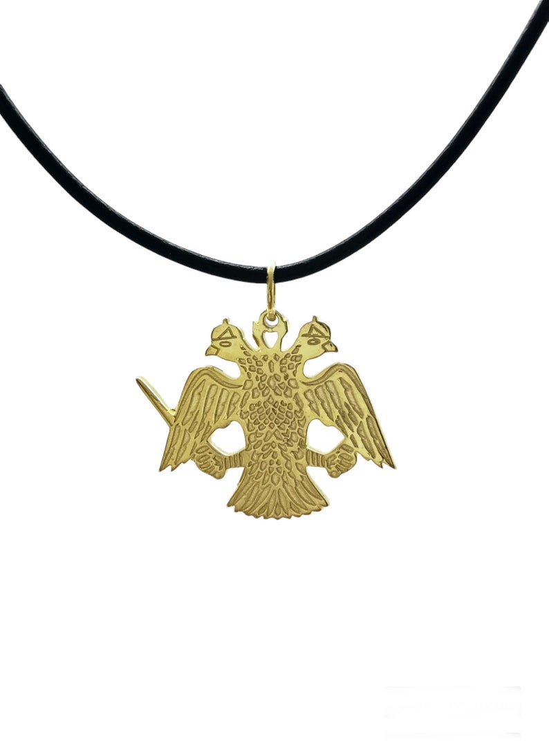 Byzantine Double-headed Eagle, Bronze Necklace With the Eagle of ...