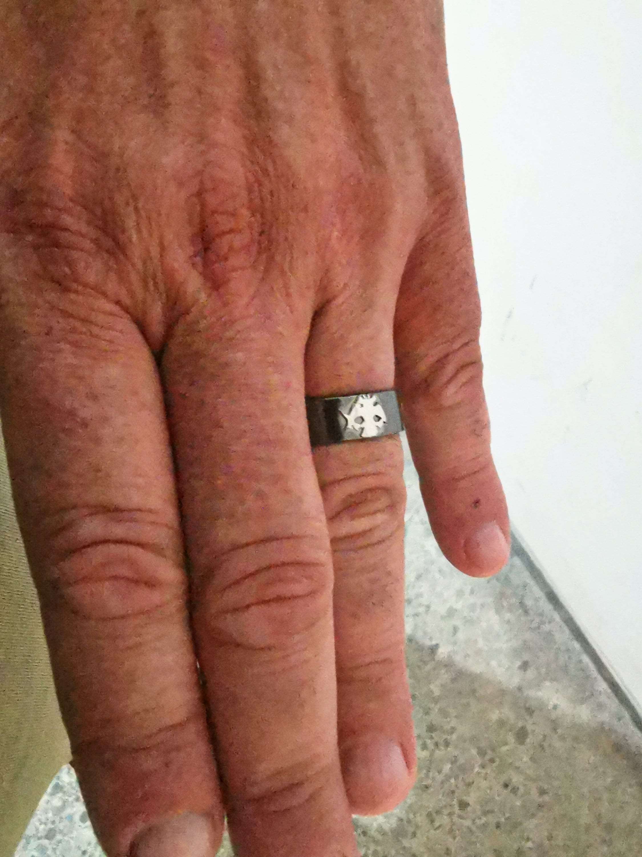 925 Silver Ring for & and Women With the Double Headed Eagle in Black ...