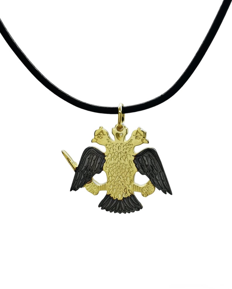 Byzantine Double-headed Eagle, Bronze Necklace With the Eagle of ...