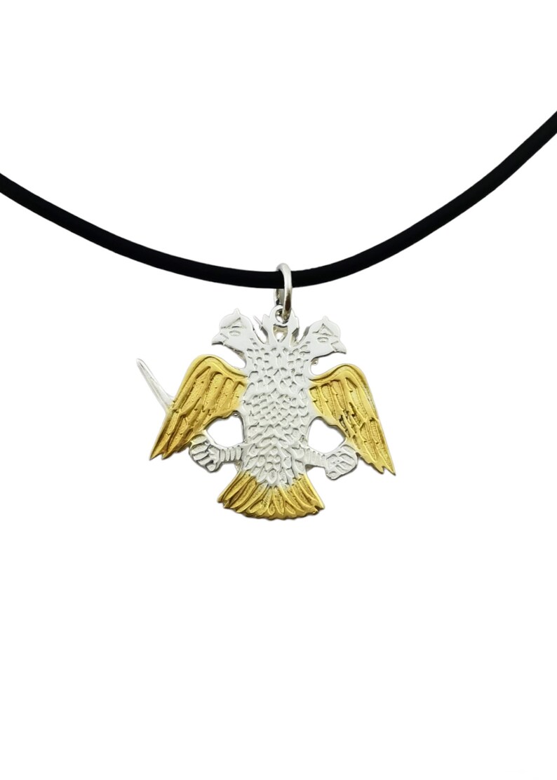 Byzantine Double-headed Eagle, Bronze Necklace With the Eagle of ...