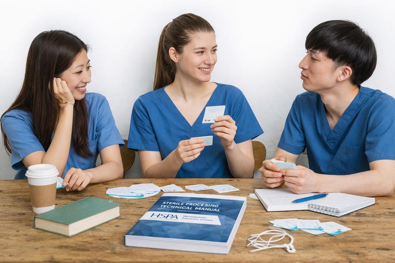 Sterile Processing CRCST Exam Printable Flashcards ( HSPA 9th Edition ...