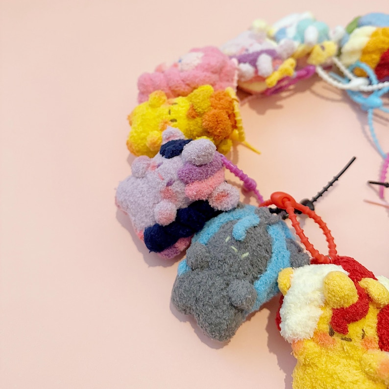 My Little Pony Crochet Keychain – Kawaii Handmade Bag Charm, Soft Plush ...