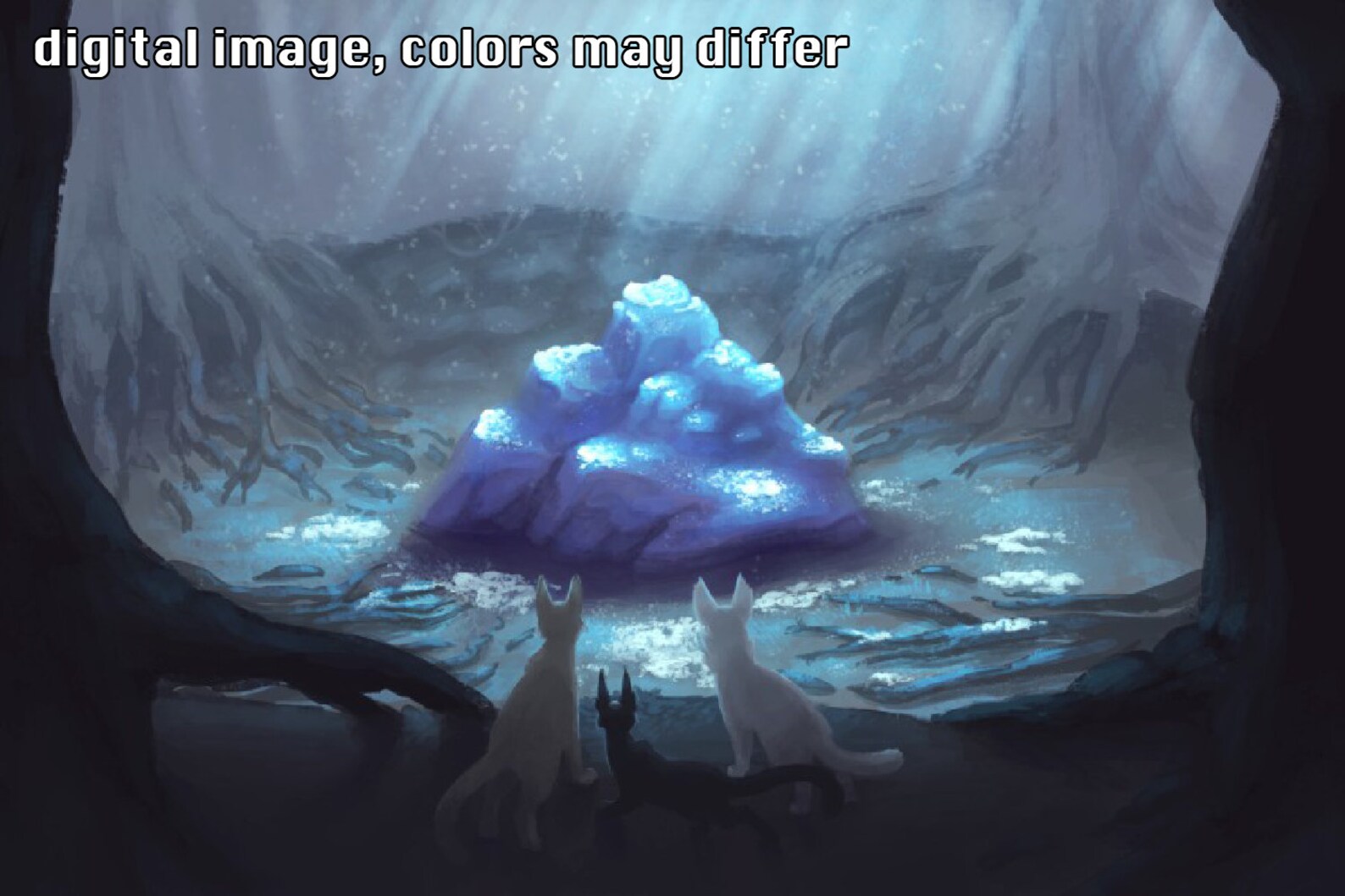 Warrior Cats Four Trees In Snow Shimmer Print Etsy