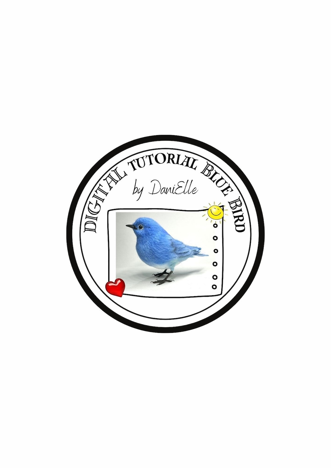 DIGITAL Tutorial BLUE BIRD -contains an Extra File for Realistic Bird ...