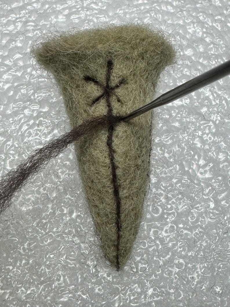 KIT Needle Felted PLAGUE DOCTOR ,kit for Needle Felting Complete With ...