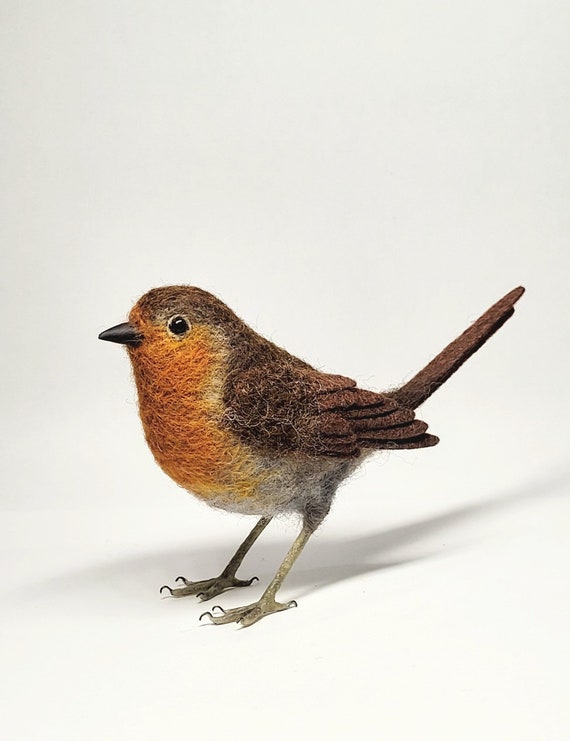 Robin Needle Wedding Needle Felted Robin Kit Eve Marshall Artisan
