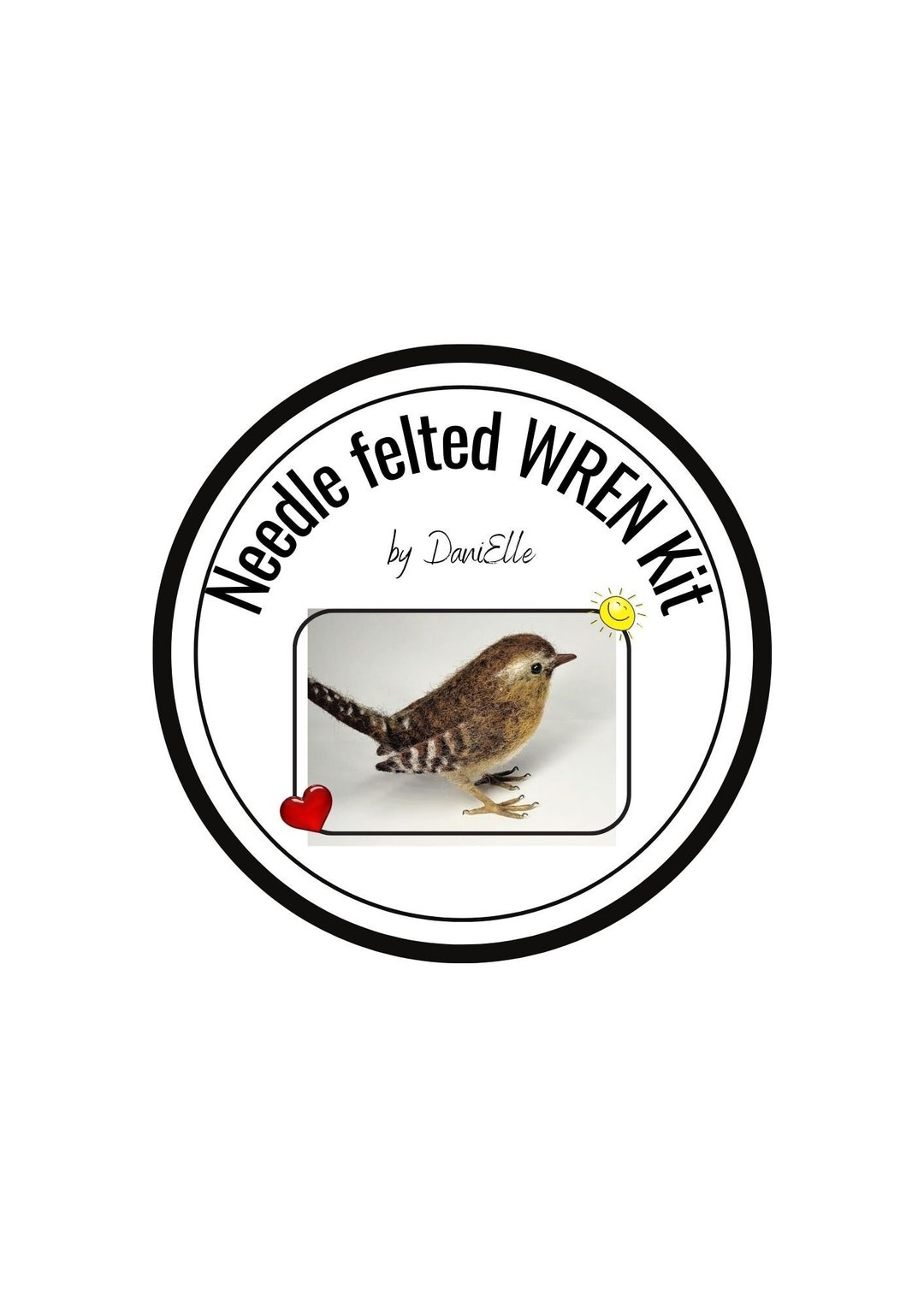 Kit Wren,needle Felted Wren Kit - Etsy