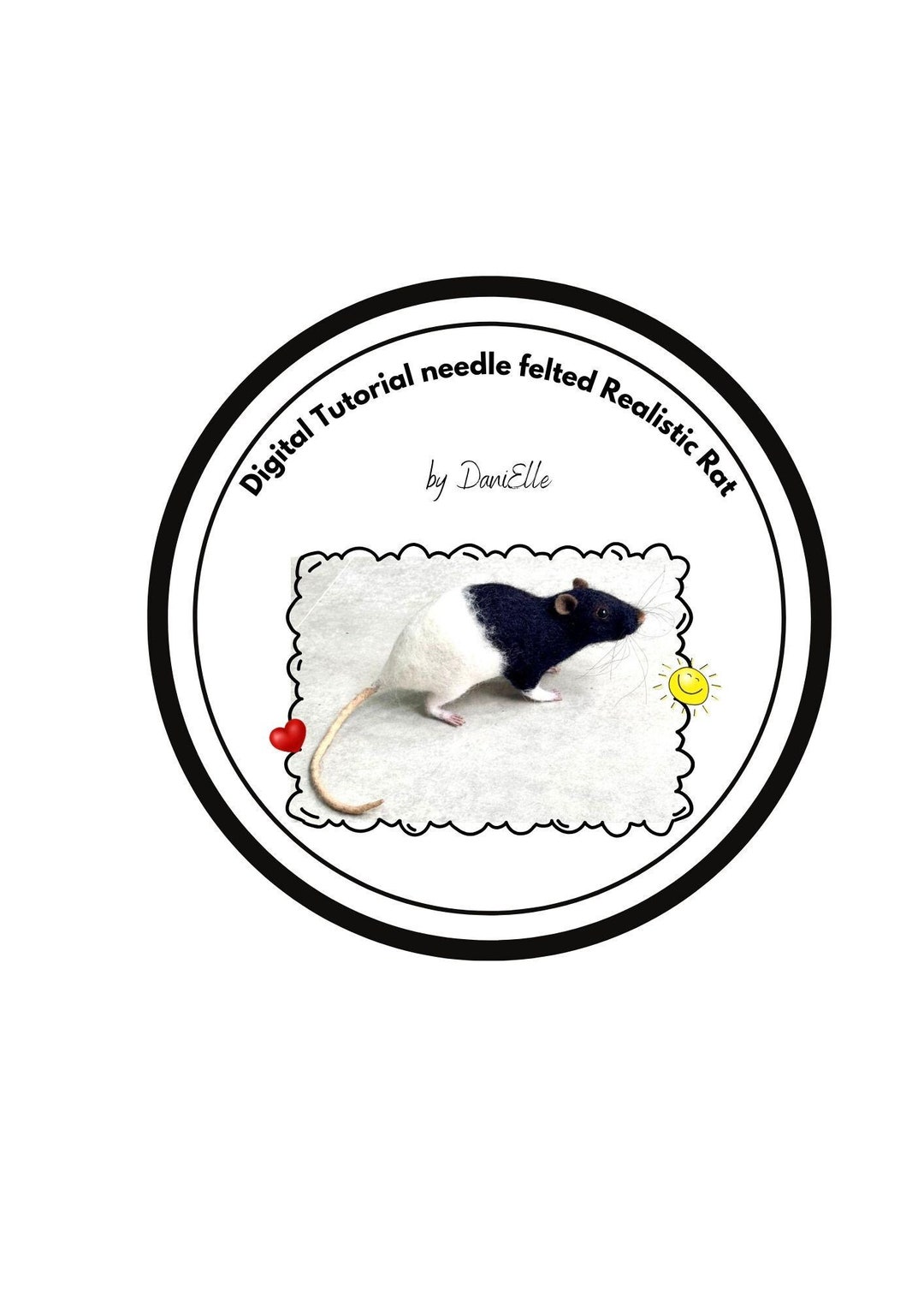 DIGITAL TUTORIAL Realistic Needle Felted Rat - Etsy